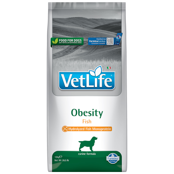 Farmina Vet Life Obesity Fish Dog - karma dla psów z nadwagą i/lub cukrzycą